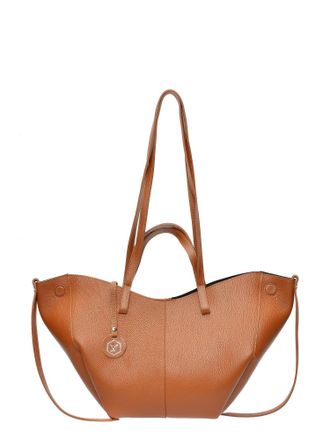 Luisa Vannini Braun Rindsledertasche