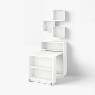 IKEA BILLY / EKET B&uuml;cherregalkombination + Klapptisch