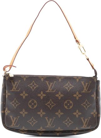 Louis Vuitton Hobo Bags - Monogram Pochette Accessoires - Gr. unisize - in Braun - f&uuml;r Damen