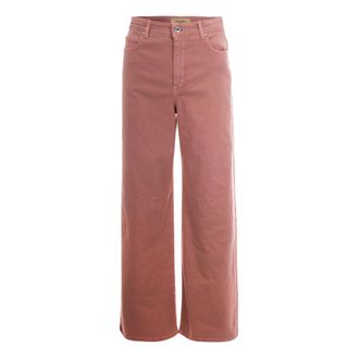 Max Mara Femme, Jeans, Rose, Taille: 36 FR Medina Wide Jeans