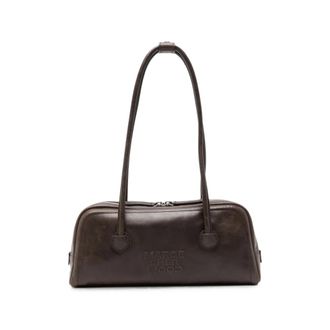 Margesherwood Logo-embossed Leather Shoulder Bag