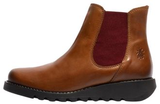 FLY London Fly London Damen SALV195FLY Fashion Boot, MID. Brown(RED Elastic), 42 EU