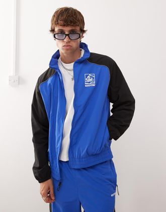 Icecream Soft Serve - Trainingsjacke in Blau und Schwarz, Kombiteil-Bunt