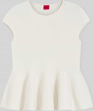 HUGO BOSS Regular Fit Top aus Viskose-Mix Modell Siefata