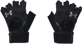 Under Armour Herren Ms Weightlifting Gloves, atmungsaktive Gym Handschuhe mit Handfl&auml;che aus Leder, verstellbare Trainingshandschuhe