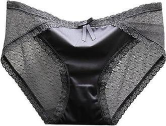 Generic Culotte sans Couture Femme Culotte Femme sans Couture Culotte Femme De Classique String Sexy Crotch Fin Ceinture Anneau Soie Glac&eacute;e Respirante Seamles