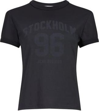 Acne Studios T-shirt &agrave; logo imprim&eacute; en coton