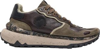 Satorisan Chacrona Metta - Casual Baskets Homme - Vintage Cuir Sneakers - Couleur New England Snuff - Taille 43 - Confortable et Durable