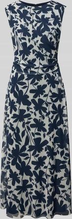 Swing Regular Fit Midikleid mit floralem Allover-Print