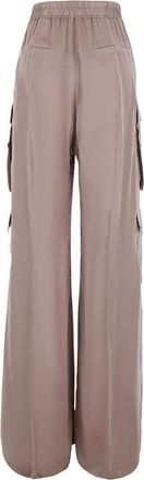 Rick Owens Womens Cargo Trousers Cargobelas Pink Polyamide