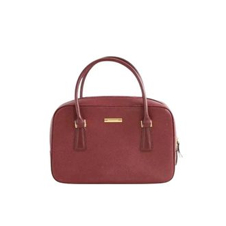 Burberry Pre-owned Lederhandtasche - - Pre-owned - Damen - Rot - ONE SIZE