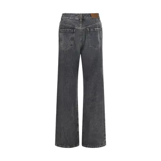 Brunello Cucinelli Cotton Straight-Leg Jeans - Gray