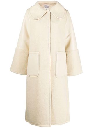 Baum Und Pferdgarten manteau Dory en peau lain&eacute;e artificielle - Blanc