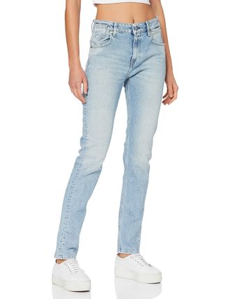 Replay Damen Marty Jeans, 010 Light Blue, 28W / 32L