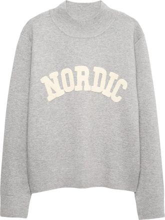 Marks and Spencer Pullover Mit Trichterkragen Und Slogan Damen XL