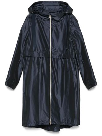 Herno imperm&eacute;able &agrave; capuche - Bleu