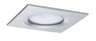 Paulmann 938.95 Einbauleuchte LED Coin Slim IP44 eckig 6,8W Alu 3er-Set dimmbar IP44