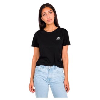 Alpha Industries Alpha Industries Basic T Small Logo Wmn T-Shirt f&uuml;r Damen Black