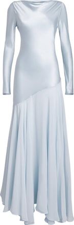 Tove Cordelia Silk Satin And Chiffon Gown Size L