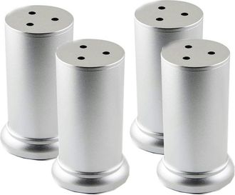 Generic Set mit 4 M&ouml;belbeinen, verstellbare Beine, Kapazit&auml;t 300 kg, TV-Schrank, Sofa-Hardware-Schrankf&uuml;&szlig;e, Cylindrica