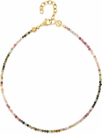Nialaya Femme, Accessoires, Jaune, Taille: ONE Size Multicolor Tourmaline Choker