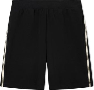 Emporio Armani Emporio Armani Ea7, Homme, Sport, Noir, Taille: XL Bermuda en jersey de coton m&eacute;lang&eacute; Logo Series