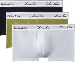 Calvin Klein Lot de 3 boxer &agrave; logo en coton m&eacute;lang&eacute;