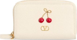 Valentino Garavani Cherryfic Portemonnaie mit Rei&szlig;verschluss - Nude
