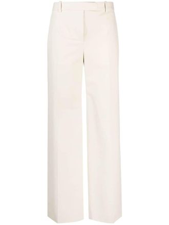 The Row pantalon ample en laine - Tons neutres