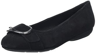 Geox Femme D Annytah B Ballerines, Black, 41 EU
