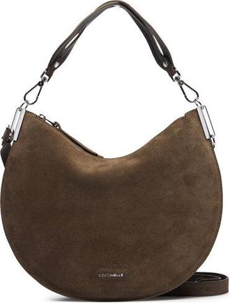 Coccinelle Handtasche QKG Coccinellesunup Suede E1 QKG 13 02 01 Khakifarben