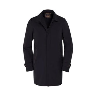 Moorer Homme, Manteaux, Bleu, Taille: S Acqua Jacket Cover