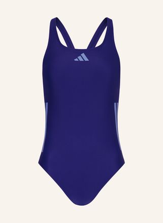 adidas Badeanzug 3-Streifen C-Back blau