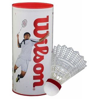 Wilson Unisex - Erwachsene Championship 3pc Wh 79 Badminton Shuttles, Wei&szlig;, Einheitsgr&ouml;&szlig;e EU