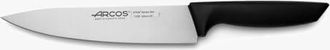 Arcos Kochmesser Professionell - Edelstahlklinge NITRUM 200 mm, Glatte und Langlebige Schneide, Leichter und Robuster Griff, Serie Niza