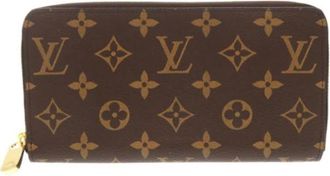 Louis Vuitton unisex, Pre-owned, Brun, Taille: ONE Size Portefeuille en toile Pre-owned