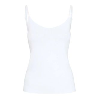 Ichi Ichi - Cloud Dancer Slim-Fit Singlet Top - Femme - Tops - Blanc - Taille: 44 FR