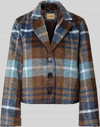 Smith & Soul Cropped Jacke im Allover-Look mit Reverskragen