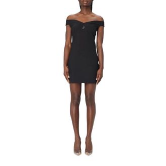 Aniye By Schwarzes Off-Shoulder Mini Kleid - - Dresses - Damen - Schwarzk - L