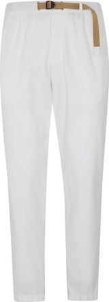 White Sand Homme, Pantalons, Blanc, Taille: S Pantalon en Lin Coton