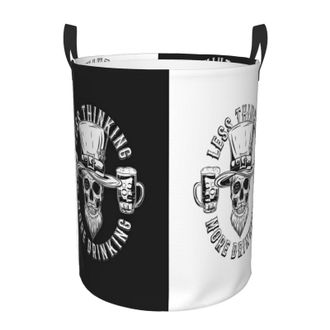 Generic Lustige St. PatrickS Day-Aktionen W&auml;schekorb Rund Aufbewahrungskorb Mit Henkel W&auml;schebeh&auml;lter F&uuml;r Spielzeug Waschk&uuml;che Kuscheltier