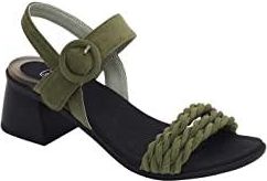 Scholl Femme Sunset Sandale, Olive, 38 EU