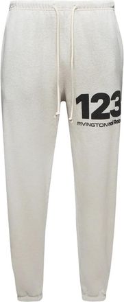 RRR123 graphic-print Track pants - Nude