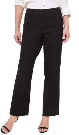 Ulla Popken Gro&szlig;e Gr&ouml;&szlig;en Damen Klassische Bengalin Hose K Schwarz (Schwarz 10), 46 (Herstellergr&ouml;&szlig;e: 23)