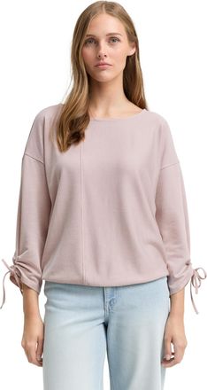 Tom Tailor Tom Tailor Damen 1035680 T-Shirt, 38862-Small Dusty Rose White Stripe, M