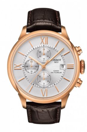 Tissot Chemin Des Tourelles Braun Herren Armbanduhr T0994273603800