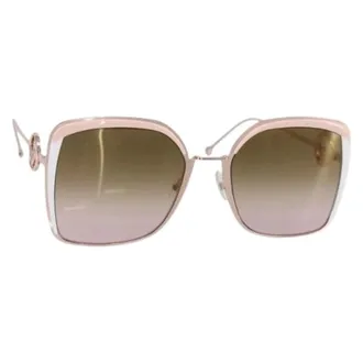 Fendi Lunettes de soleil en plastique Pre-owned - Femme - Pre-owned - Rose - Taille: ONE Size