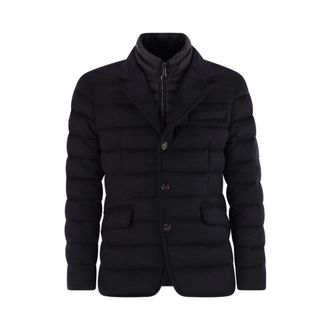 Moorer Homme, Vestes, Bleu, Taille: 3XL Veste Rembourr&eacute;e Coupe Droite