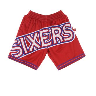 Mitchell & Ness NBA Basketball Shorts Sixers Hardwood Classics - - Sport - Herren - Rot - L