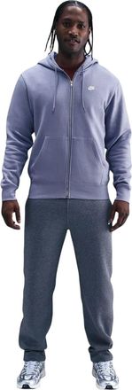 Nike Sportswear Club Hoodie mit durchgehendem Rei&szlig;verschluss f&uuml;r Herren (Indigoblau)